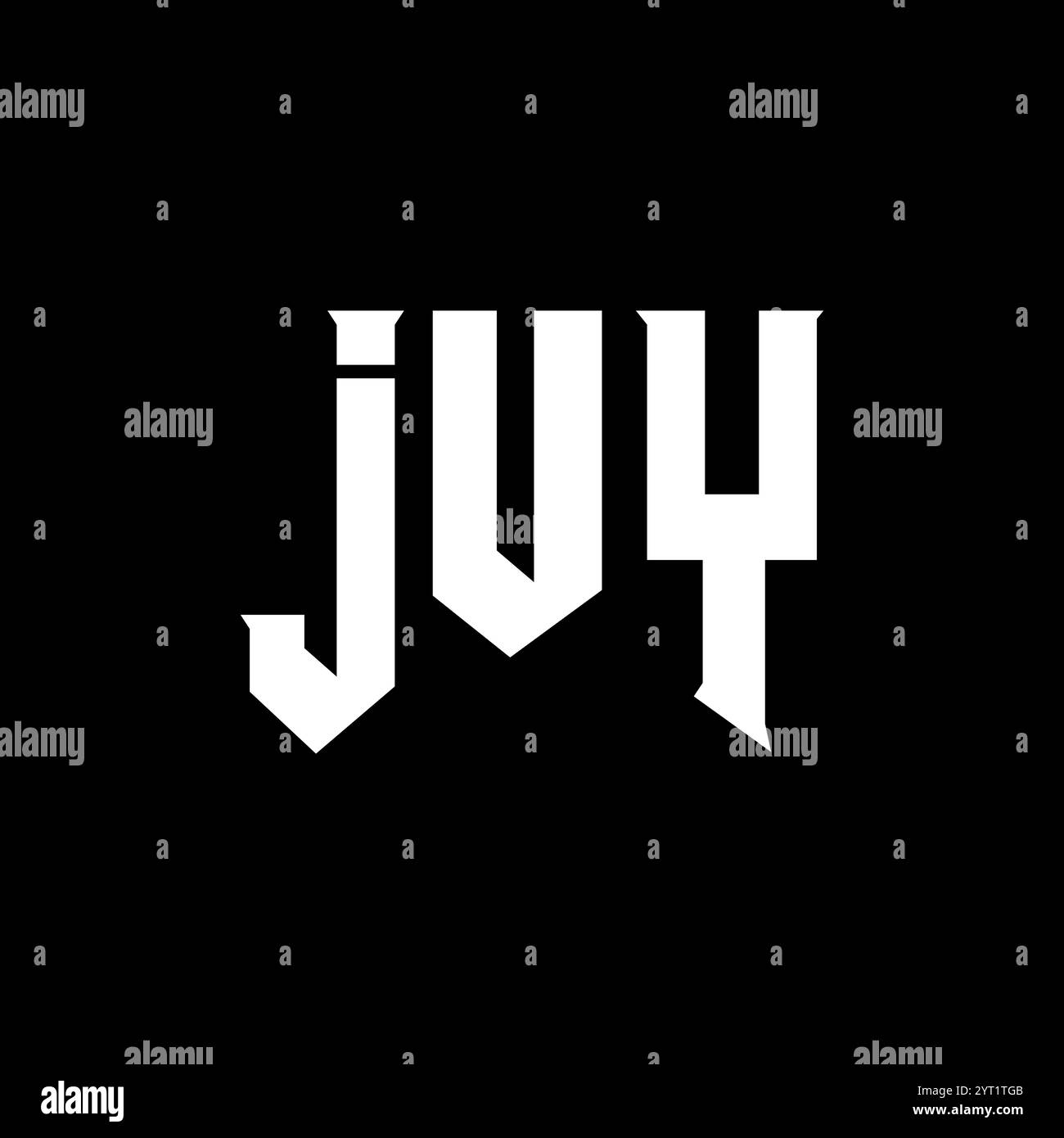 JUY letter logo design for technology company. JUY logo design black ...