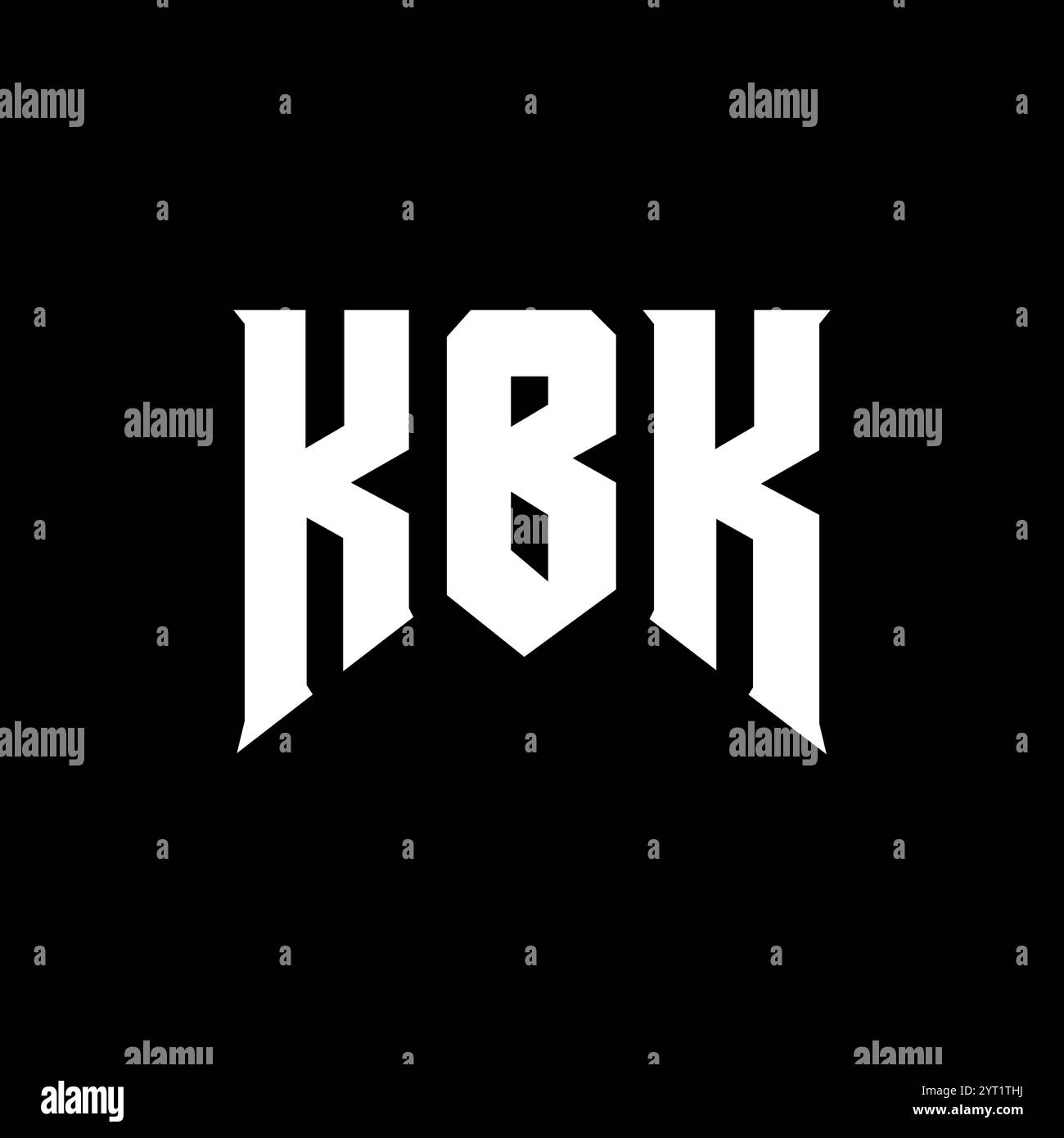 Kbk minimalist logo Stock Vector Images - Alamy