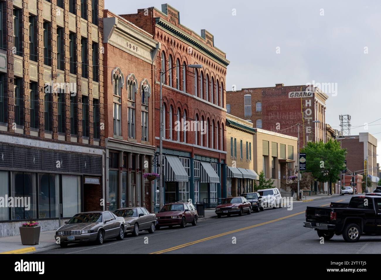 USA, America,Rockies, Montana, Butte Historic Downtown Stock Photo - Alamy