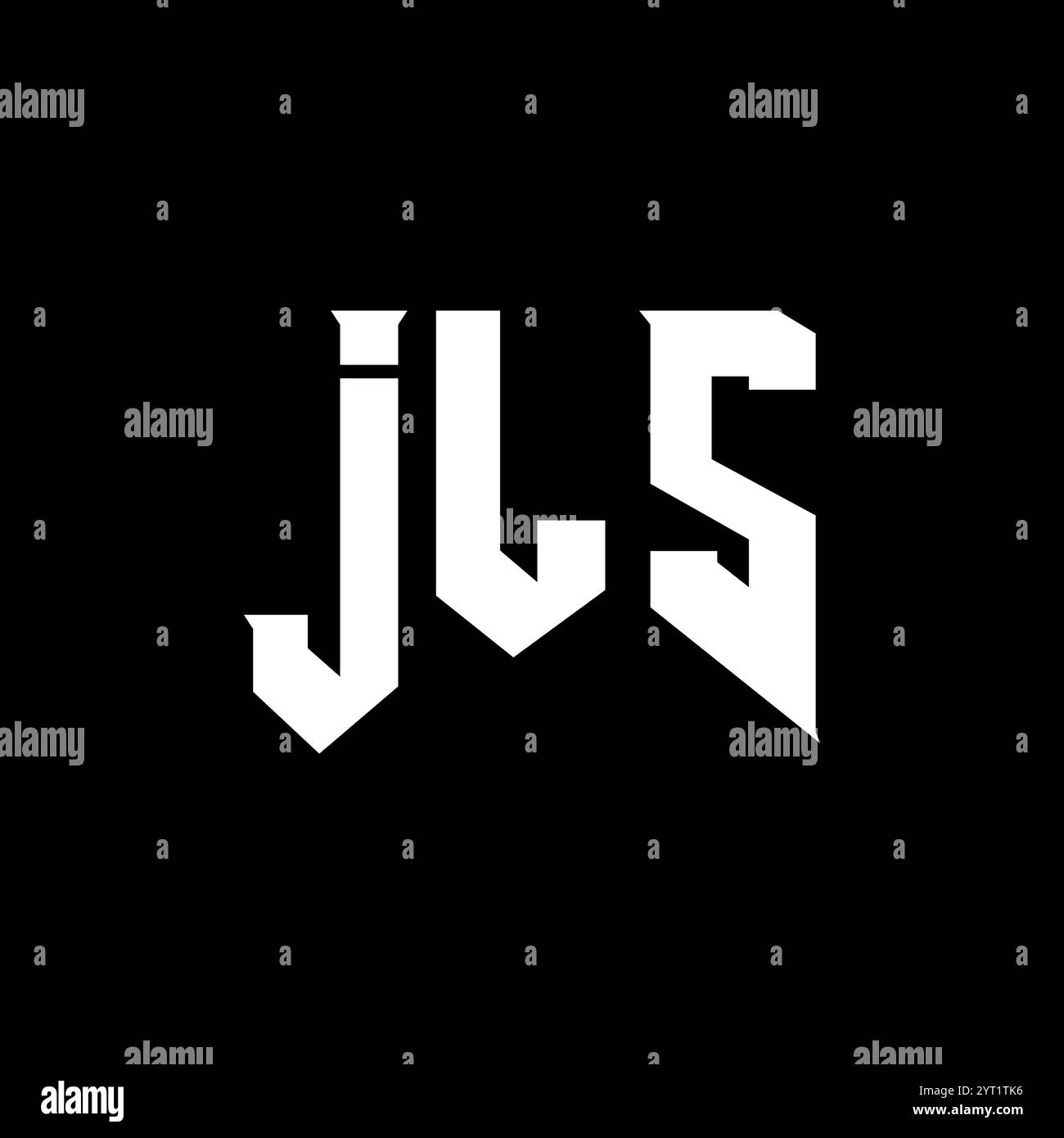 JLS letter logo design for technology company. JLS logo design black ...