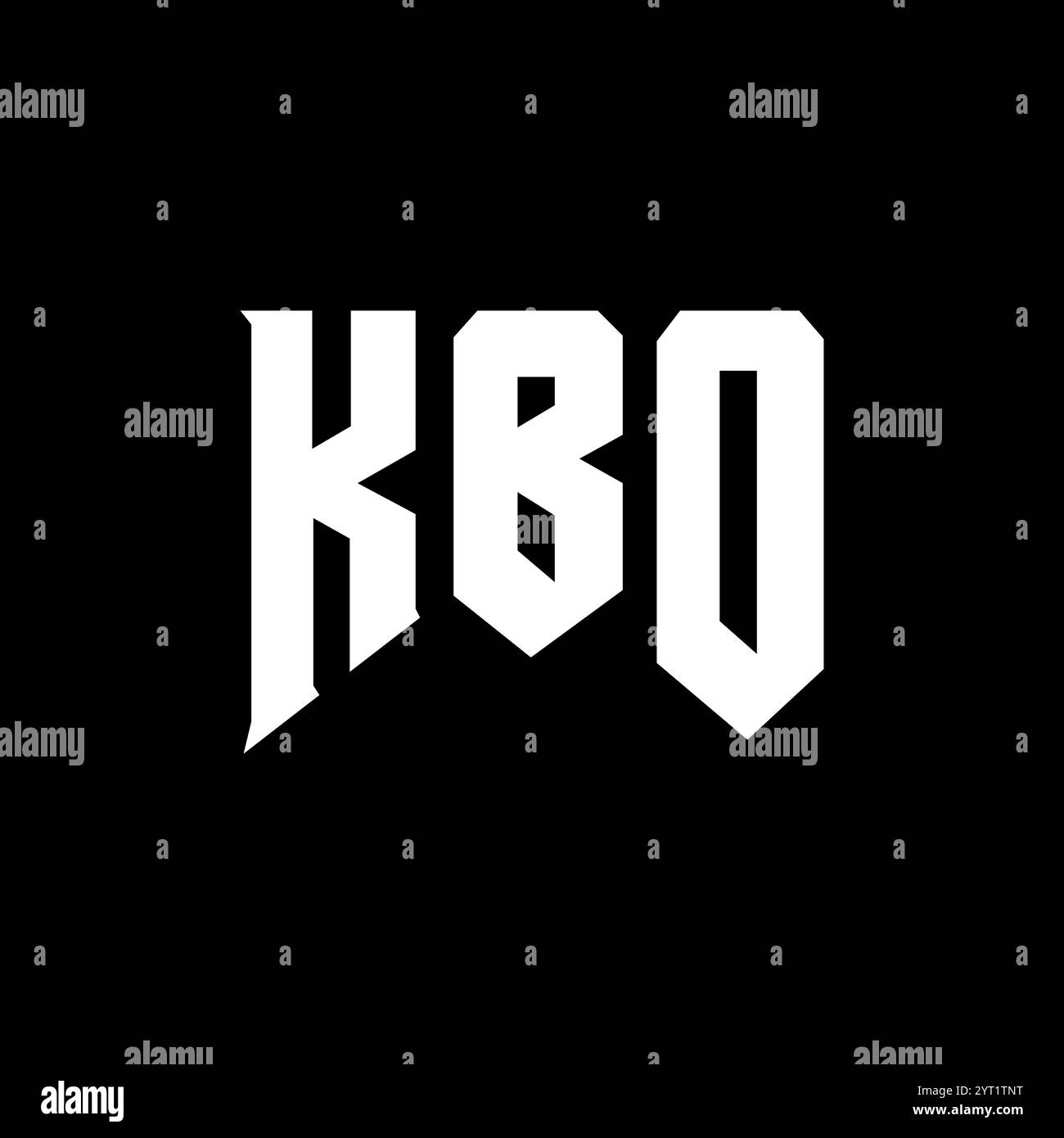 KBO letter logo design for technology company. KBO logo design black ...