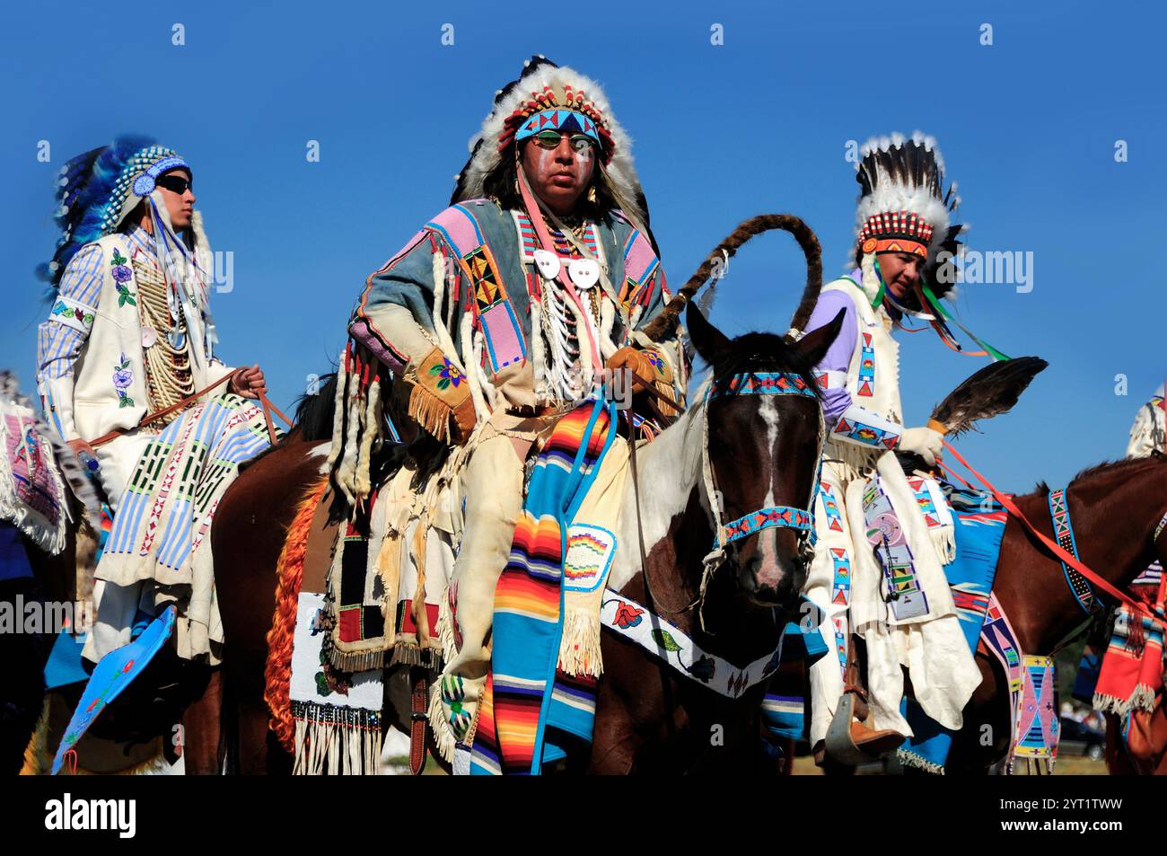 USA; Montana, Crow Indian reservation, Crow Agency, Crow Fair, Pow Wow ...