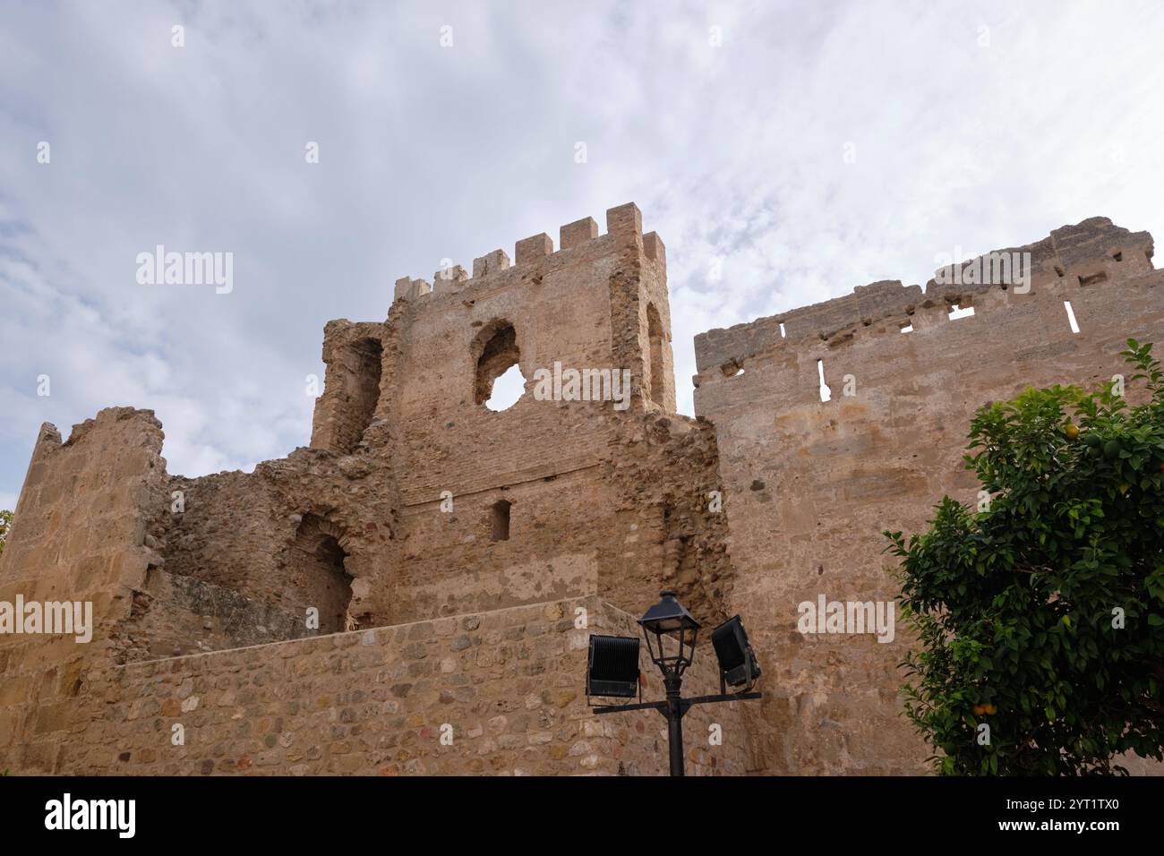 Castle of Marbella in the historic city center. dates from the 10th ...