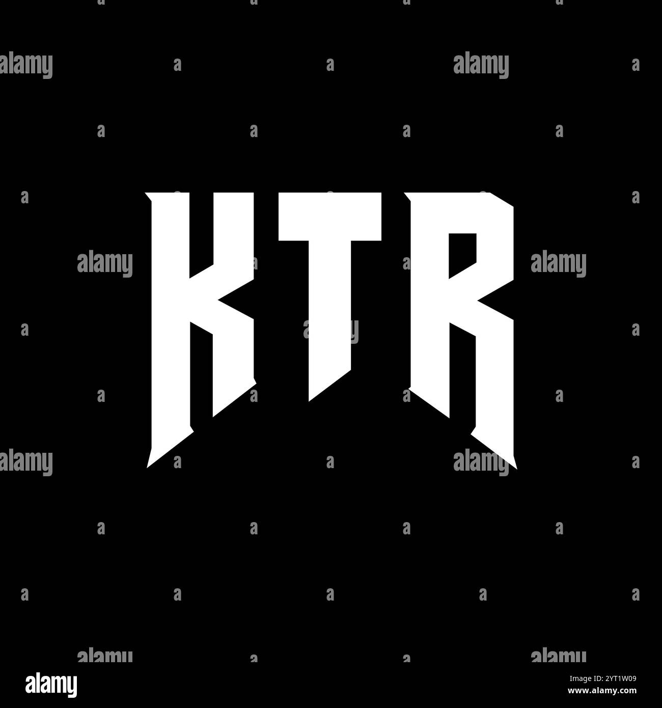 KTR letter logo design for technology company. KTR logo design black ...