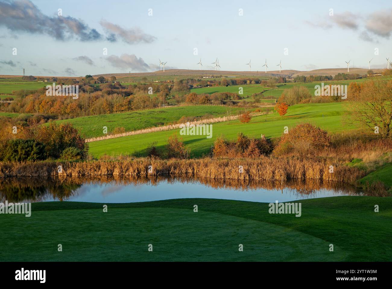 Bright autumn sunshine hills england hi-res stock photography and ...