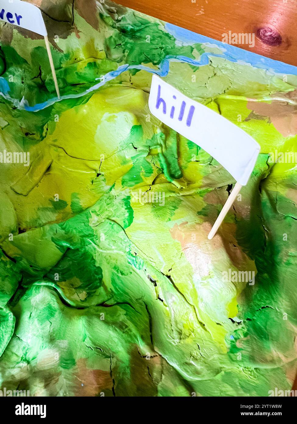 Labeled landforms hi-res stock photography and images - Alamy