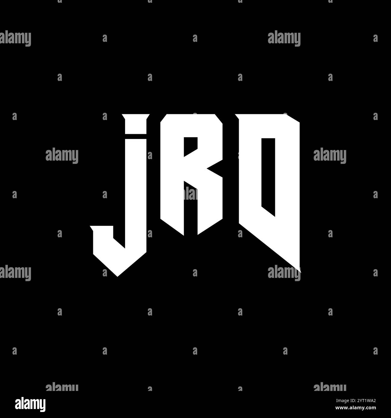 JRD letter logo design for technology company. JRD logo design black ...