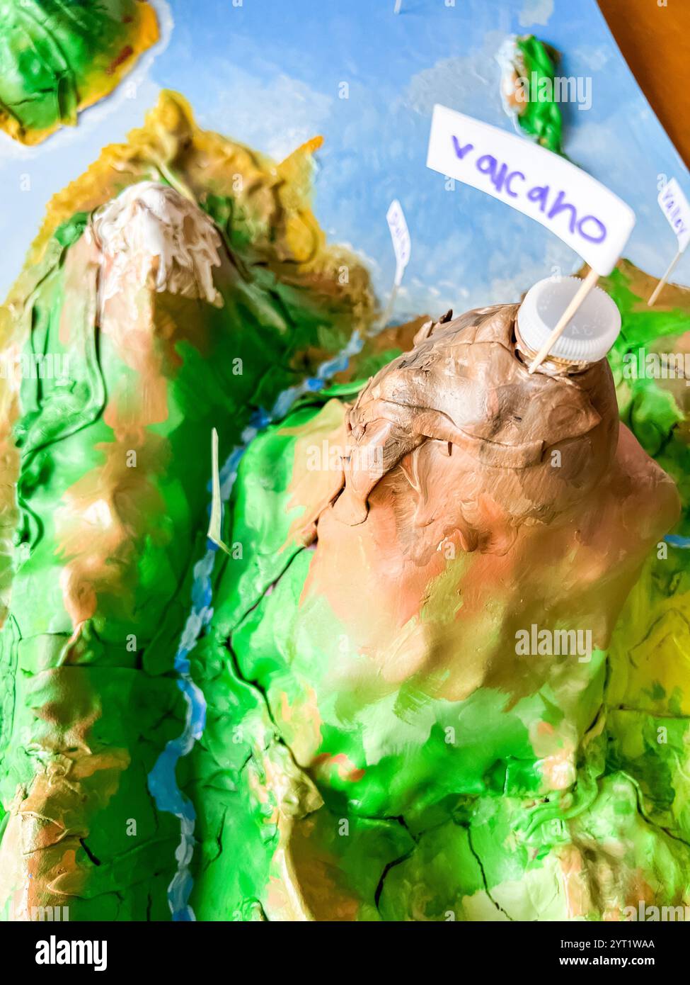Labeled landforms hi-res stock photography and images - Alamy