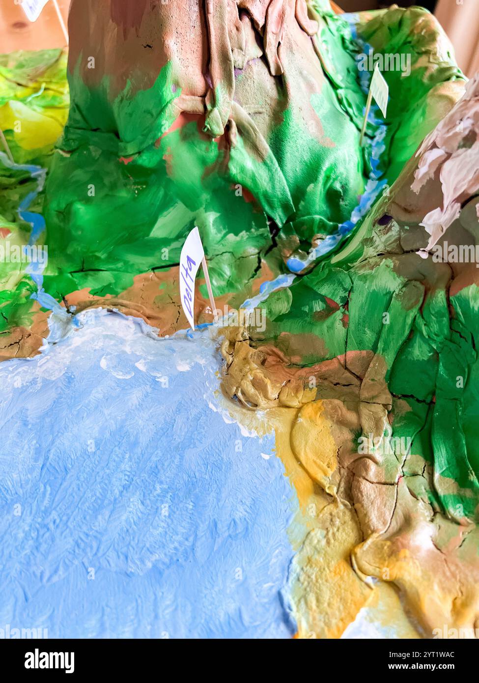 Labeled landforms hi-res stock photography and images - Alamy