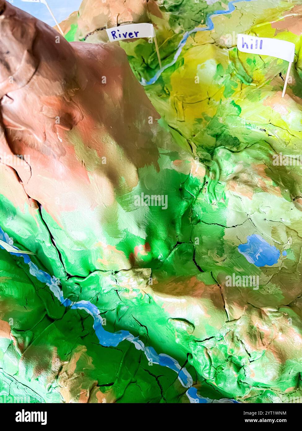 Labeled landforms hi-res stock photography and images - Alamy