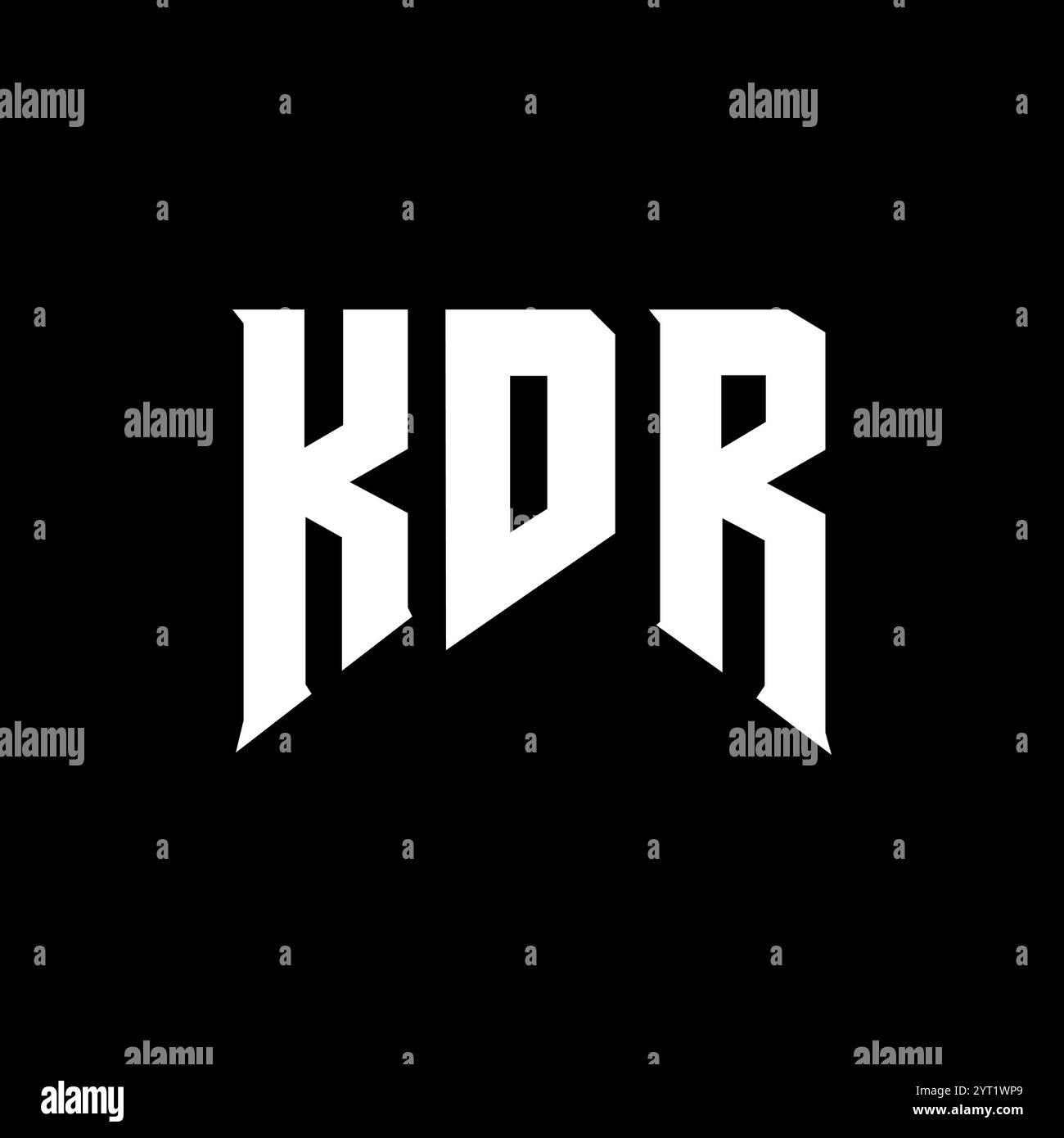 Kdr minimalist logo Stock Vector Images - Alamy