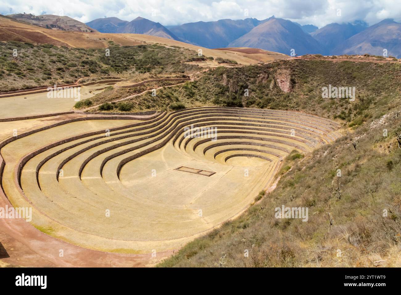 Peru historical sights in the Sacred Valley of Incas near Cusco ...