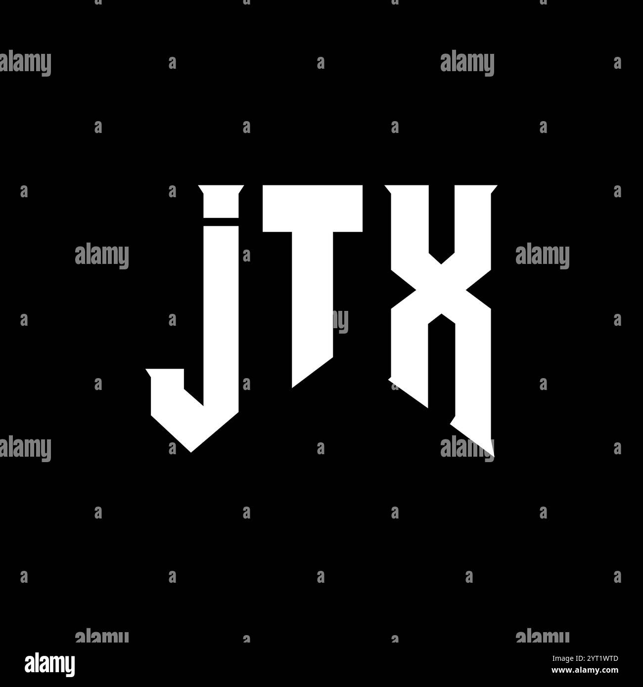 JTX letter logo design for technology company. JTX logo design black ...