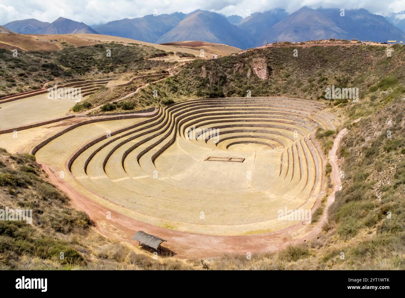 Peru historical sights in the Sacred Valley of Incas near Cusco ...
