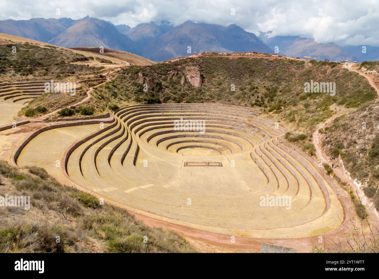 Peru historical sights in the Sacred Valley of Incas near Cusco ...