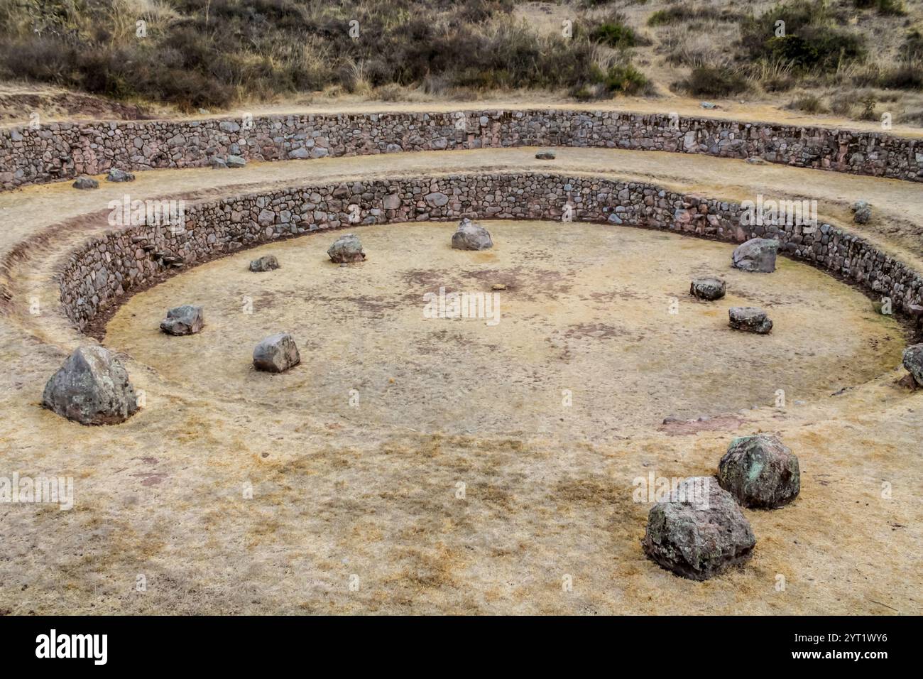Peru historical sights in the Sacred Valley of Incas near Cusco ...