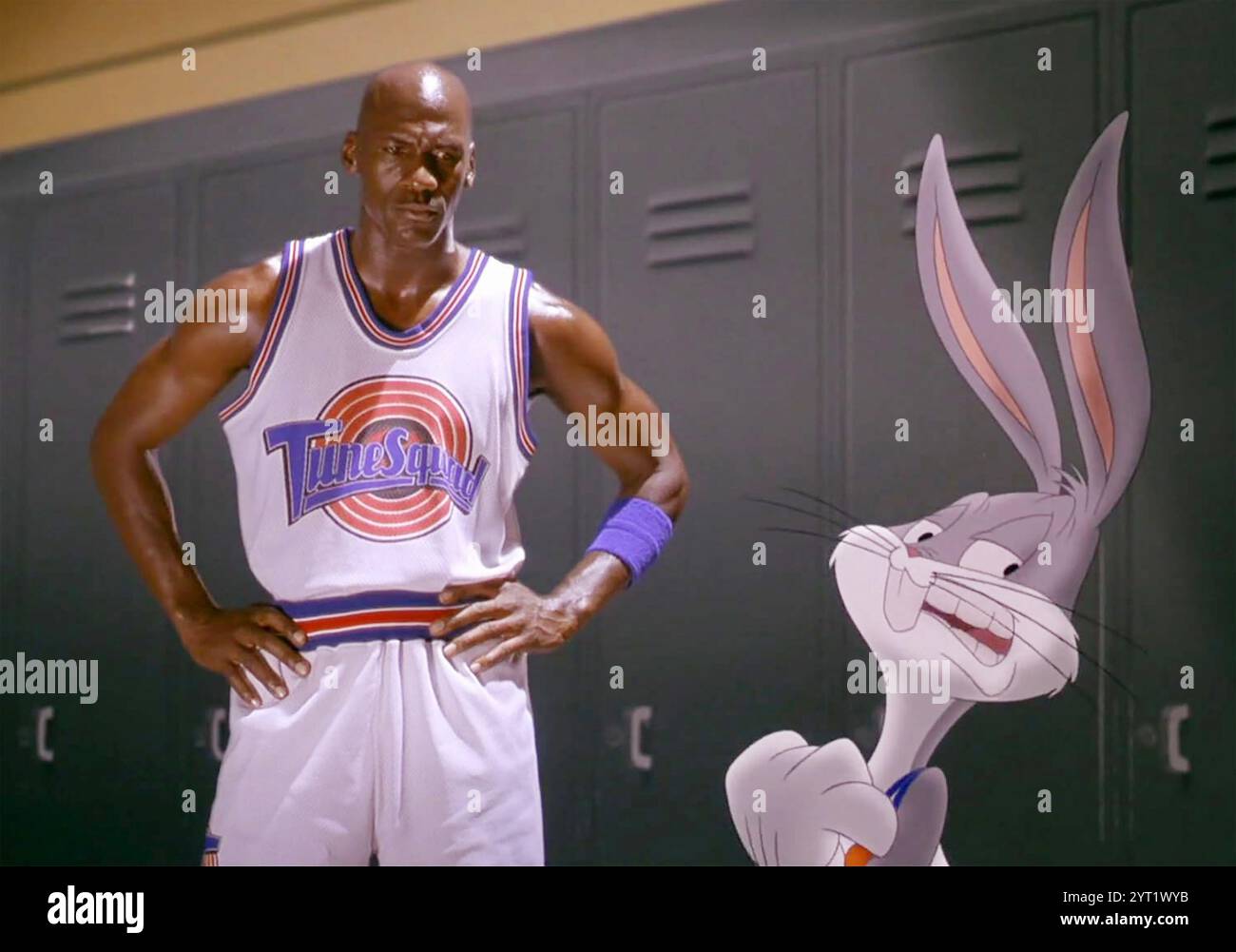 SPACE JAM 1996 Warner Bros. film with Michael Jordan as himself and ...