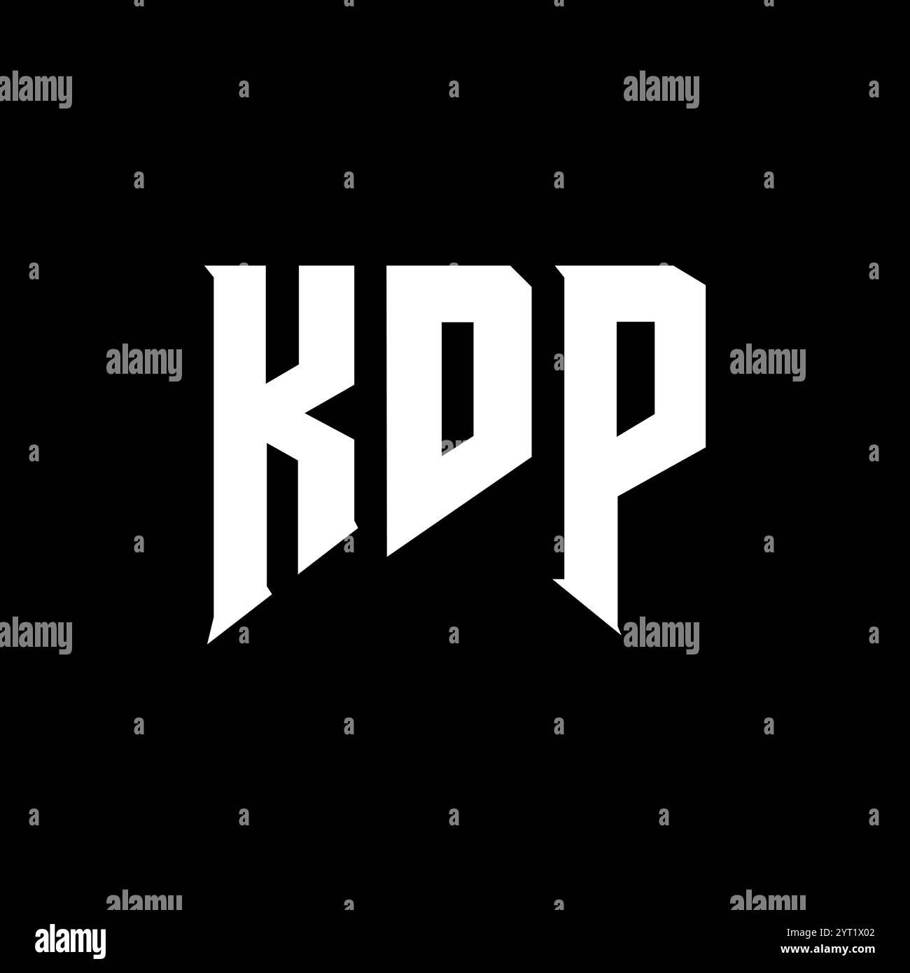 KDP letter logo design for technology company. KDP logo design black ...