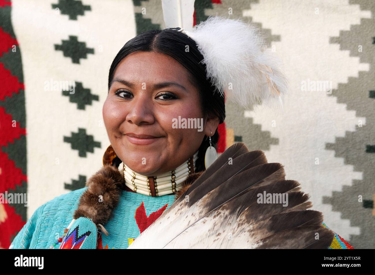 Native American Indian woman, Helena Rosehall, Dancer, Shoshone-Bannock ...