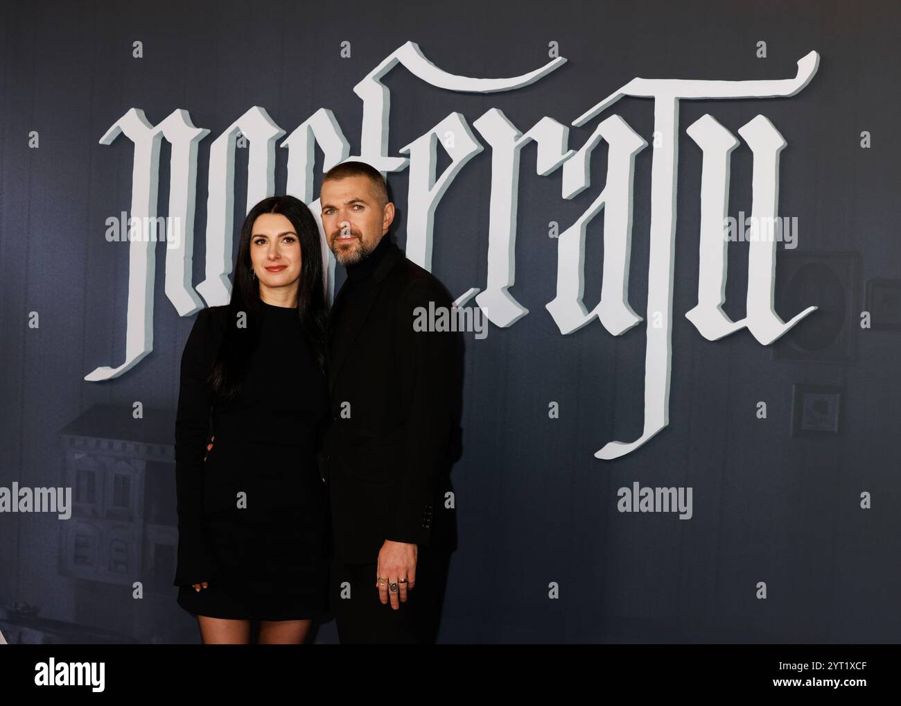 Alexandra Shaker and Robert Eggers attend the Nosferatu UK Premiere at ...