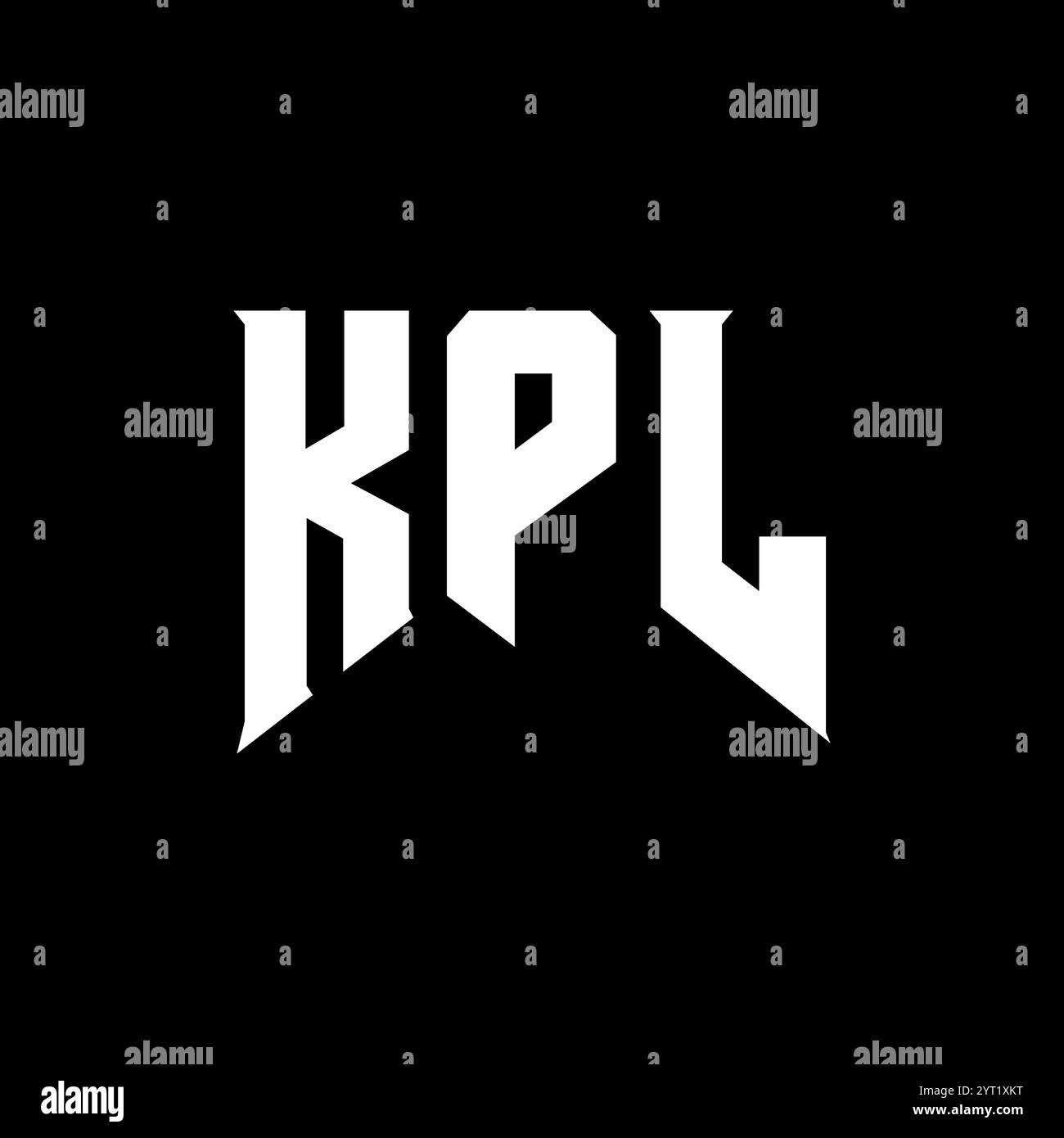 KPL letter logo design for technology company. KPL logo design black ...