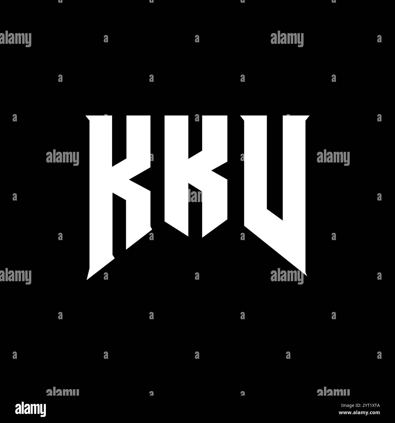 KKV letter logo design for technology company. KKV logo design black ...