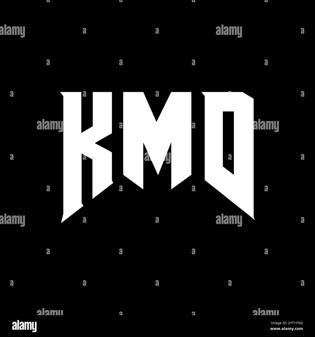 KMD letter logo design for technology company. KMD logo design black ...