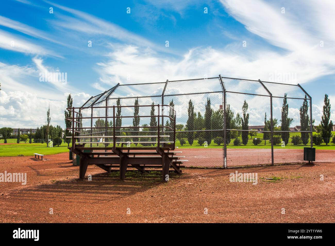 Wooden outfield fence hi-res stock photography and images - Alamy