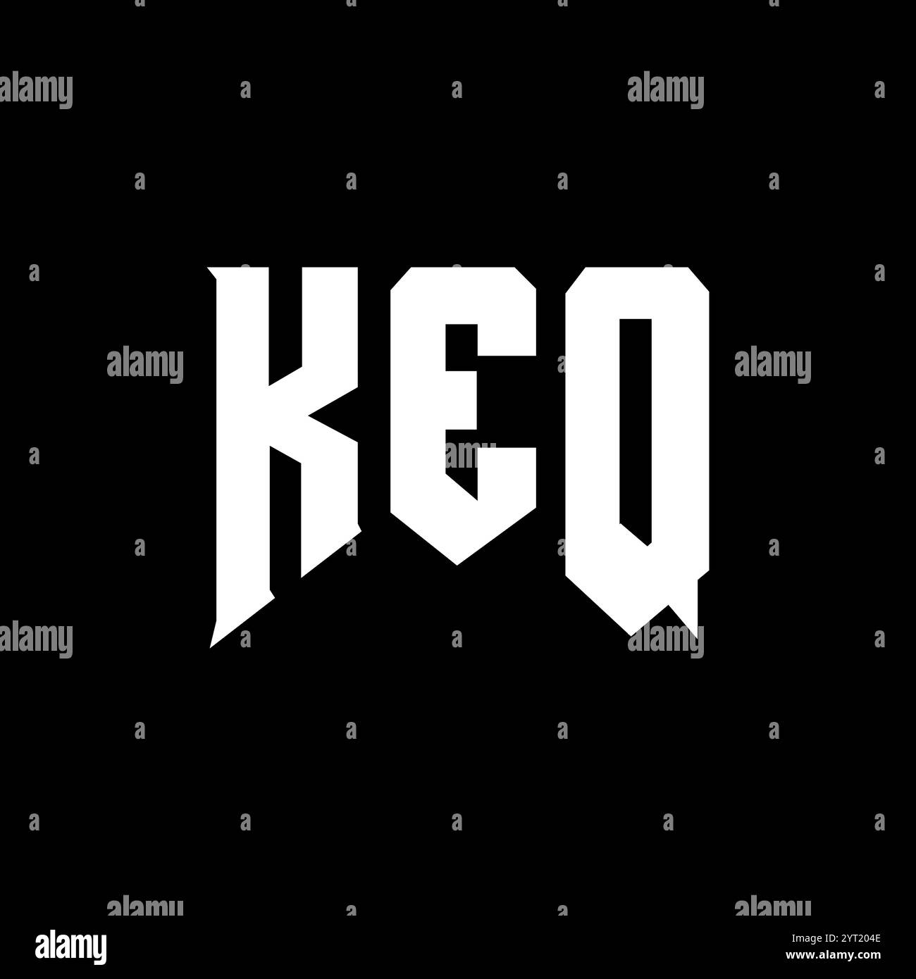 Keq logo design hi-res stock photography and images - Alamy