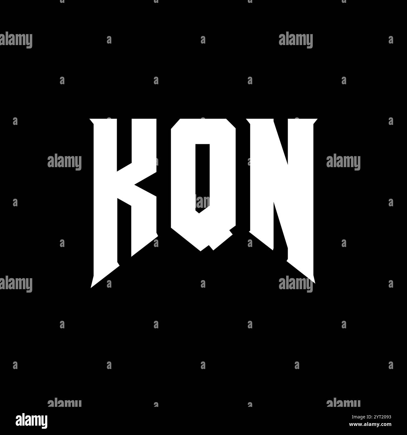 Kqn logo design hi-res stock photography and images - Alamy