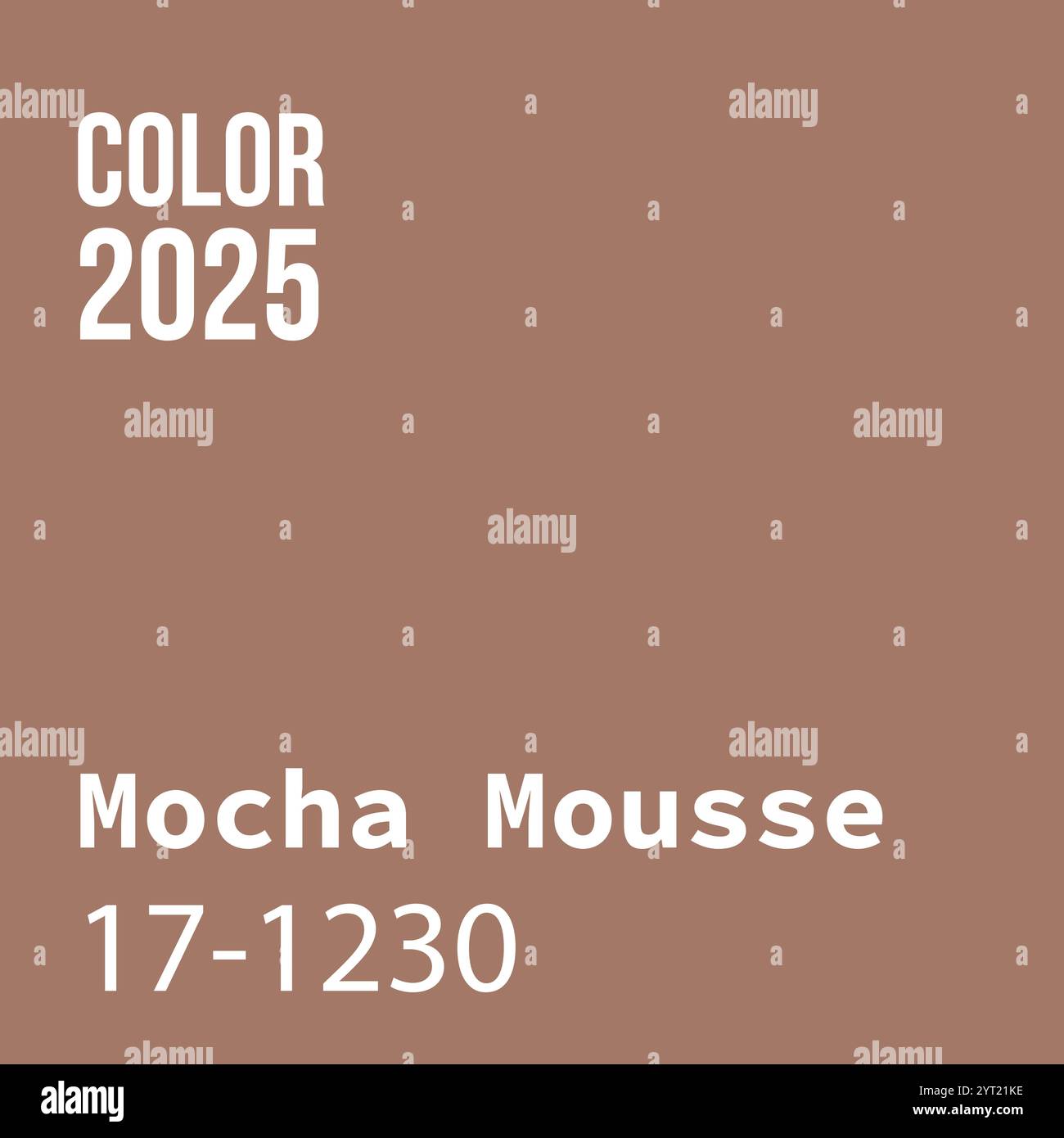 Color year 2025 mocha Stock Vector Images - Alamy