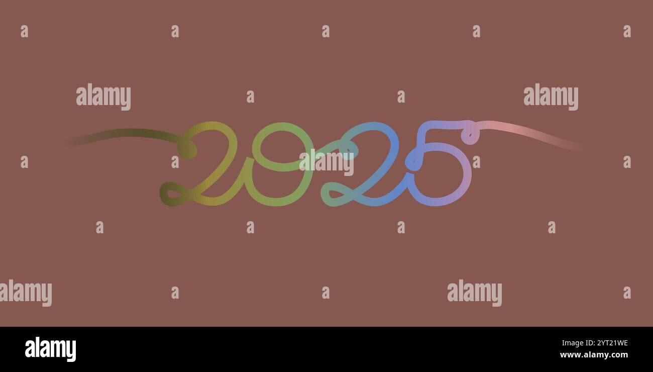 Color year 2025 mocha Stock Vector Images - Alamy