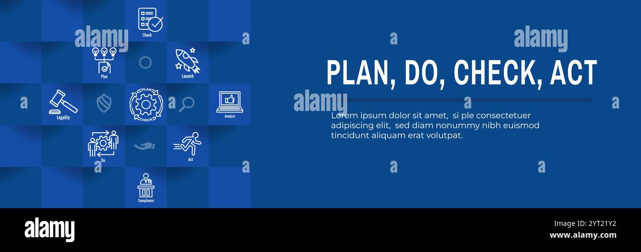 Plan Do Check Act Business Strategy Procedure for Continuous ...