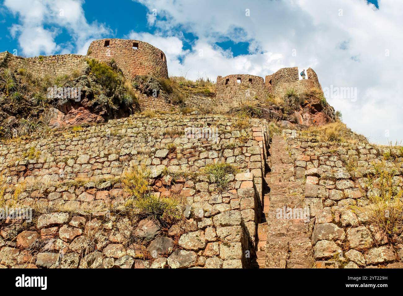 Peru historical sights in the Sacred Valley of Incas near Cusco ...
