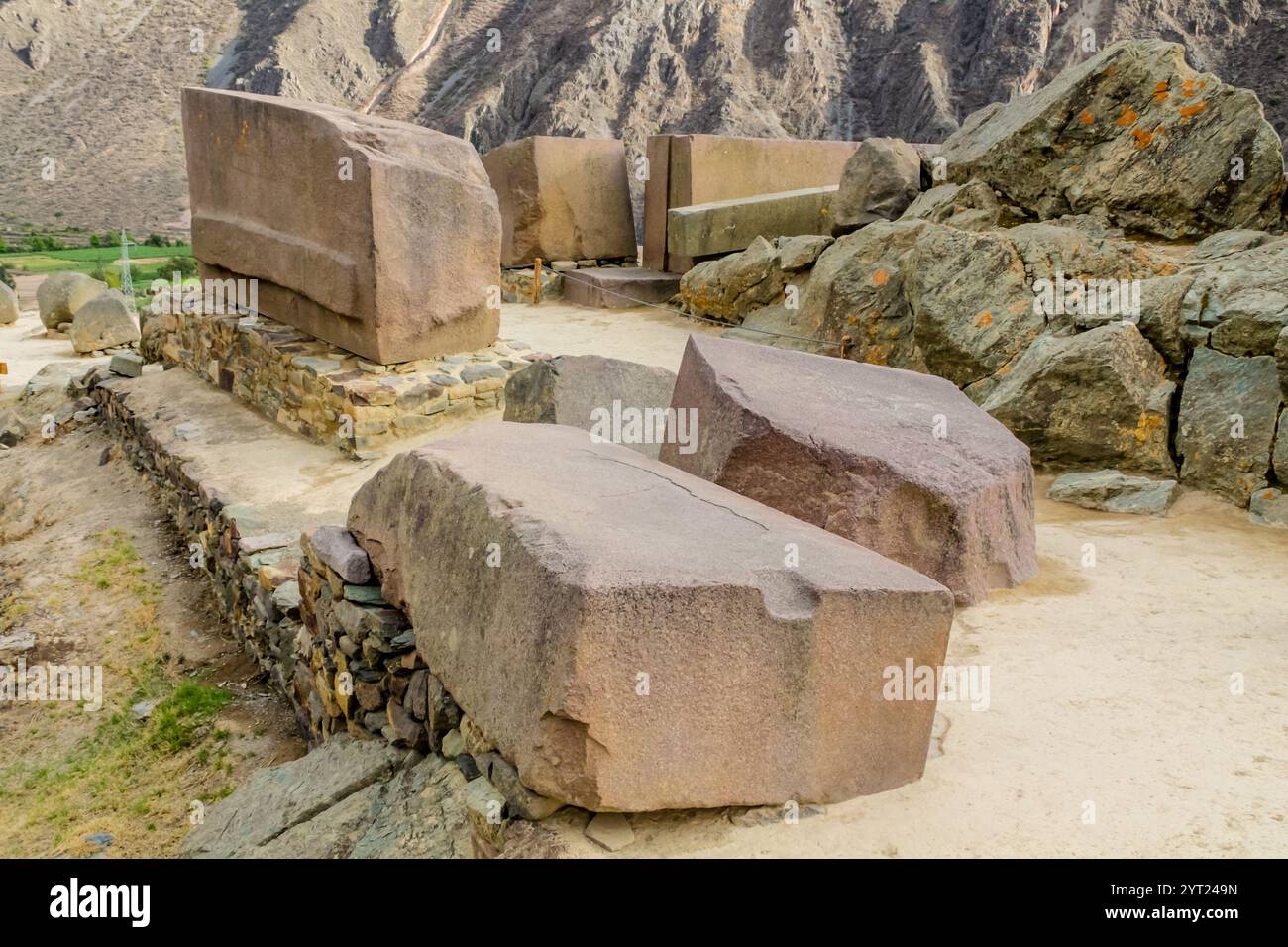 Peru historical sights in the Sacred Valley of Incas near Cusco ...