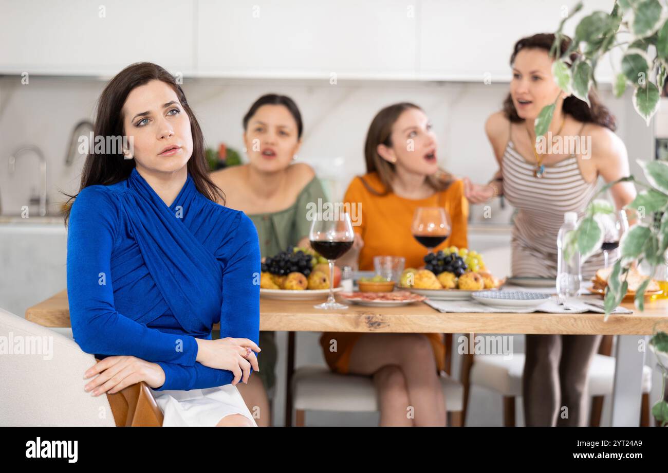 Group of women upset party hi-res stock photography and images - Alamy