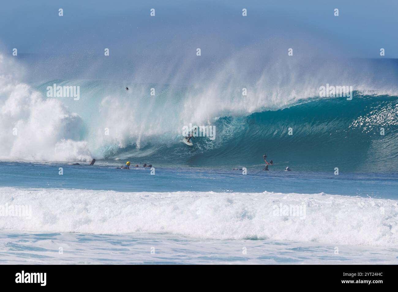 Oahu, Hawaii. Nov 30, 2024. Patagonia surf ambassador rider Eala ...