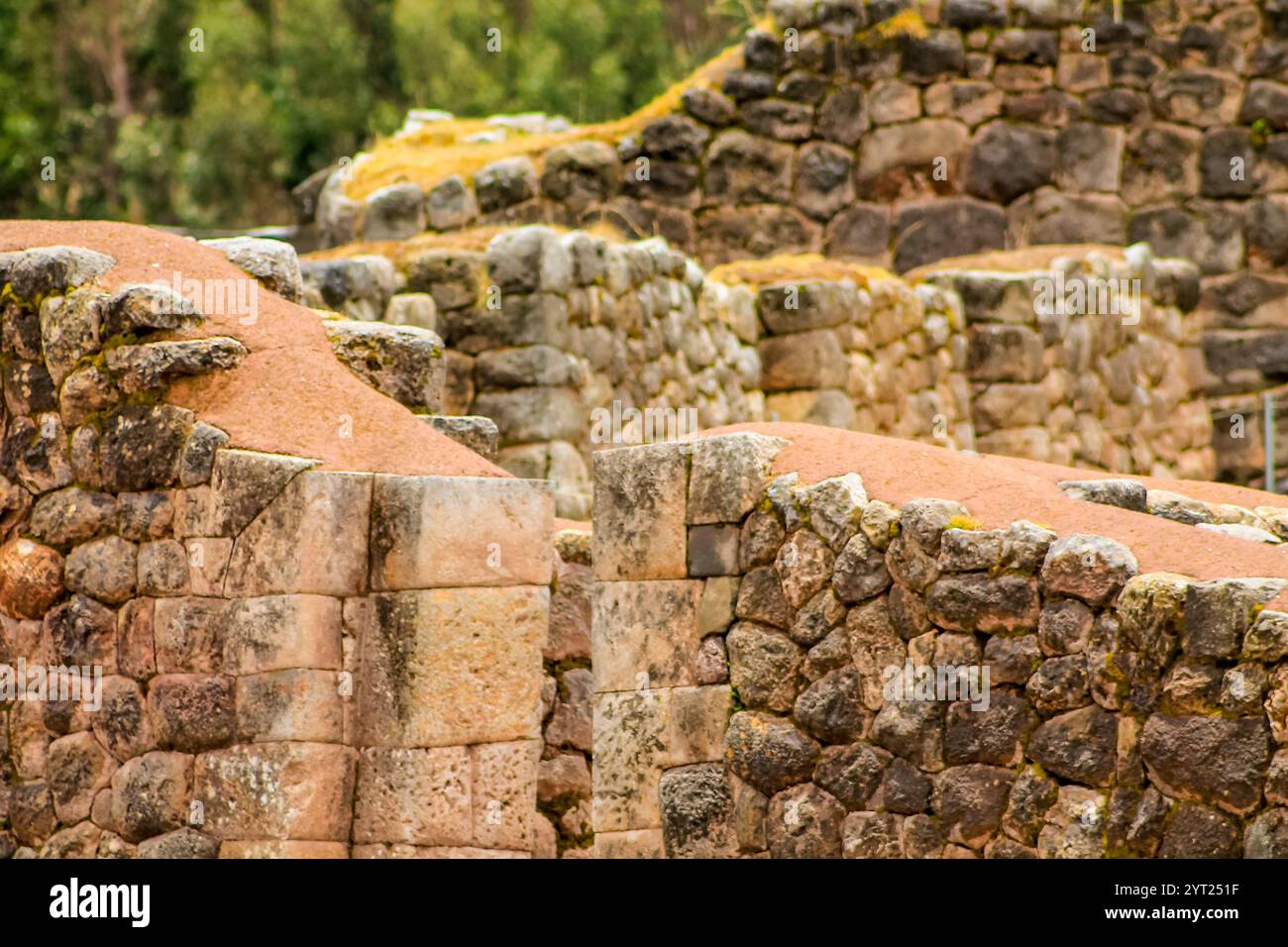 Peru historical sights in the Sacred Valley of Incas near Cusco ...