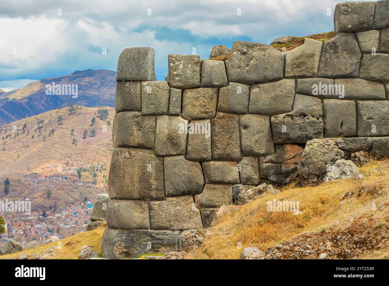 Peru historical sights in the Sacred Valley of Incas near Cusco ...