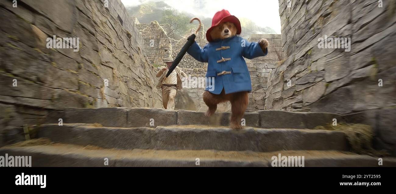 PADDINGTON IN PERU - FILM STILLS. 2024 . UK. Antonio Banderas in Paddington in Peru - (C ...