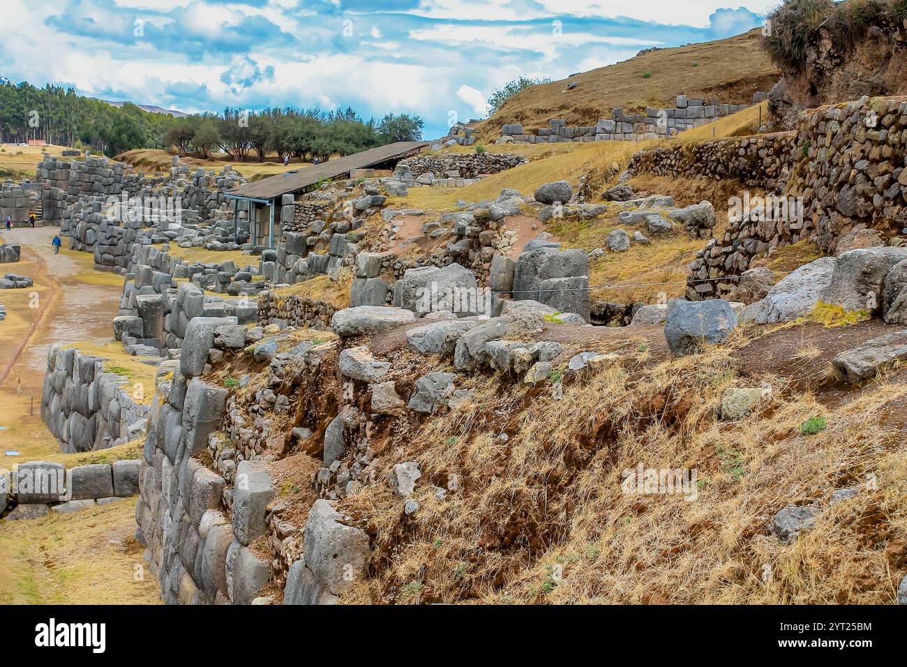 Peru historical sights in the Sacred Valley of Incas near Cusco ...