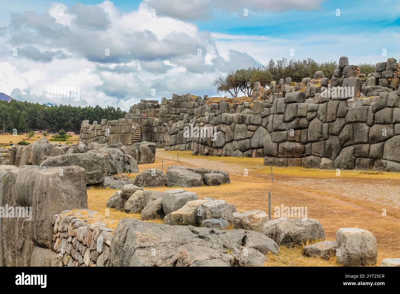 Peru historical sights in the Sacred Valley of Incas near Cusco ...