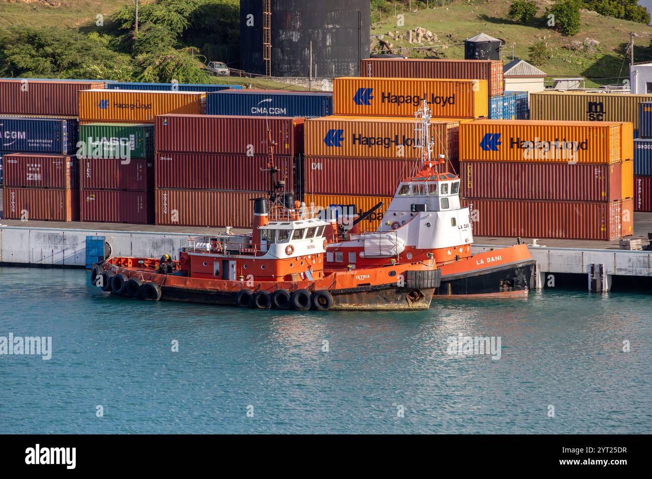 Shipping containers antigua hi-res stock photography and images - Alamy