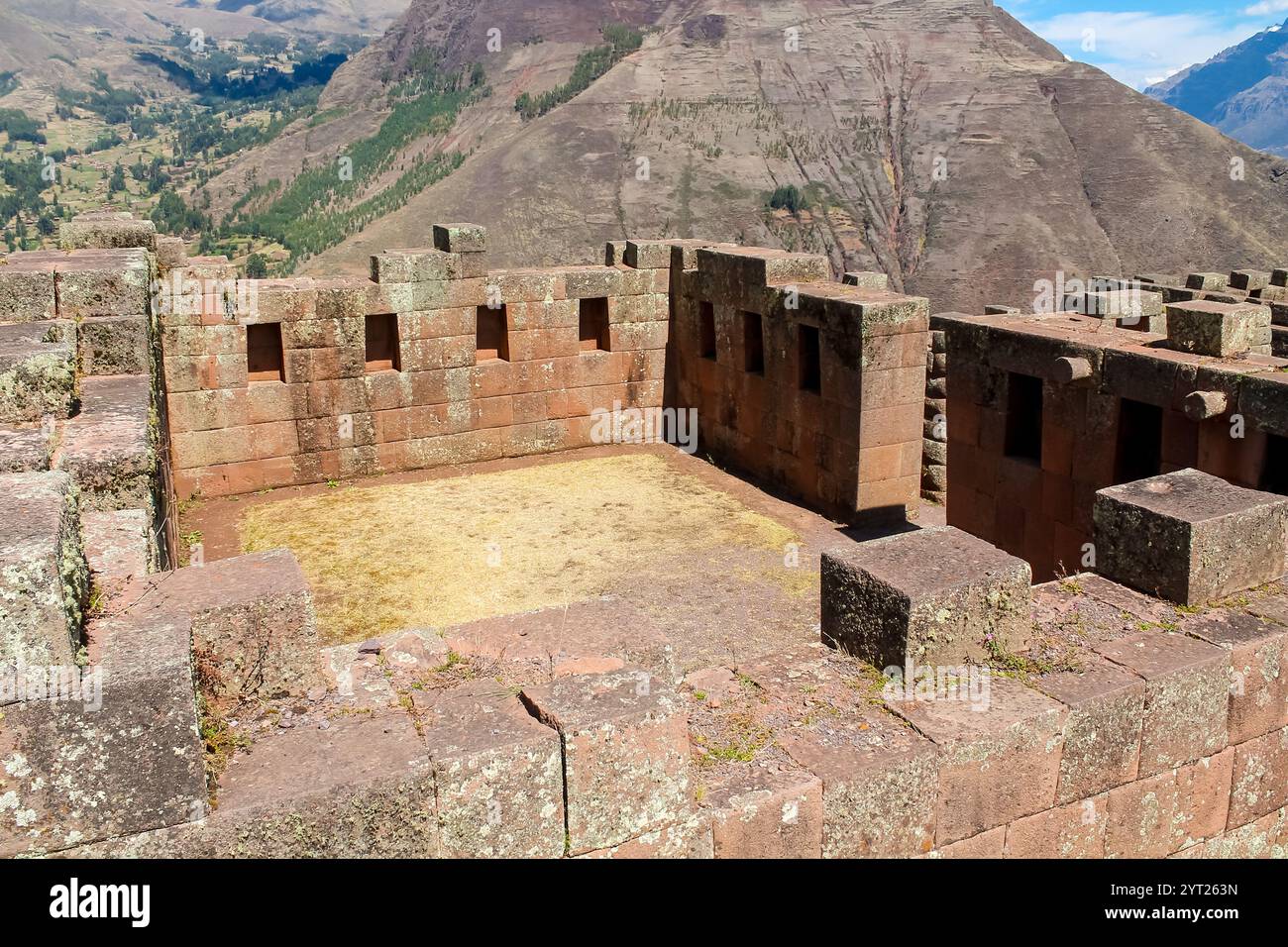 Peru historical sights in the Sacred Valley of Incas near Cusco ...