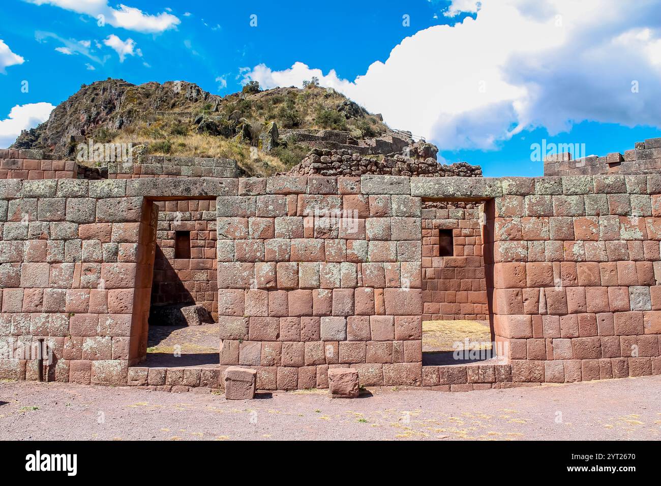 Peru historical sights in the Sacred Valley of Incas near Cusco ...