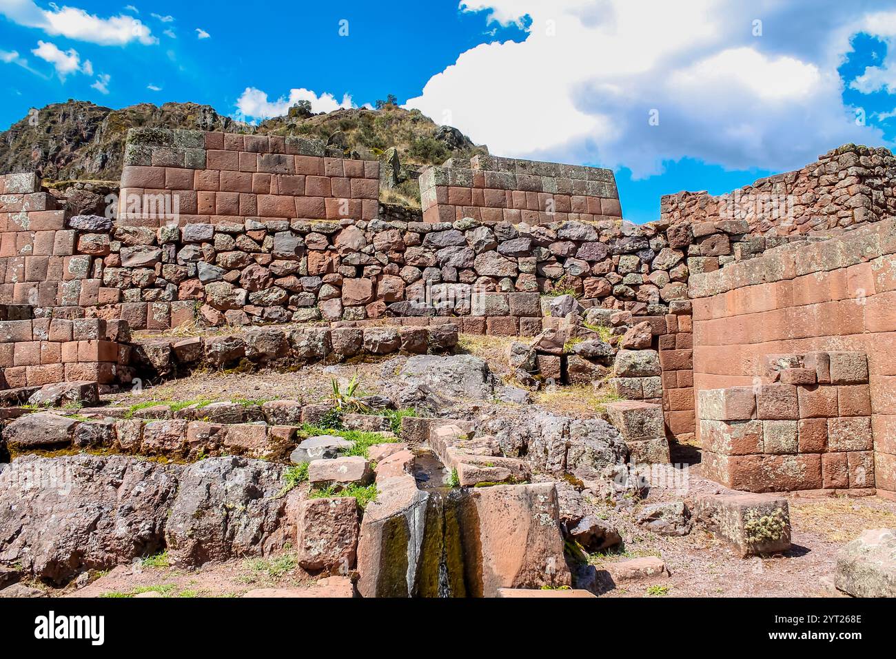 Peru historical sights in the Sacred Valley of Incas near Cusco ...