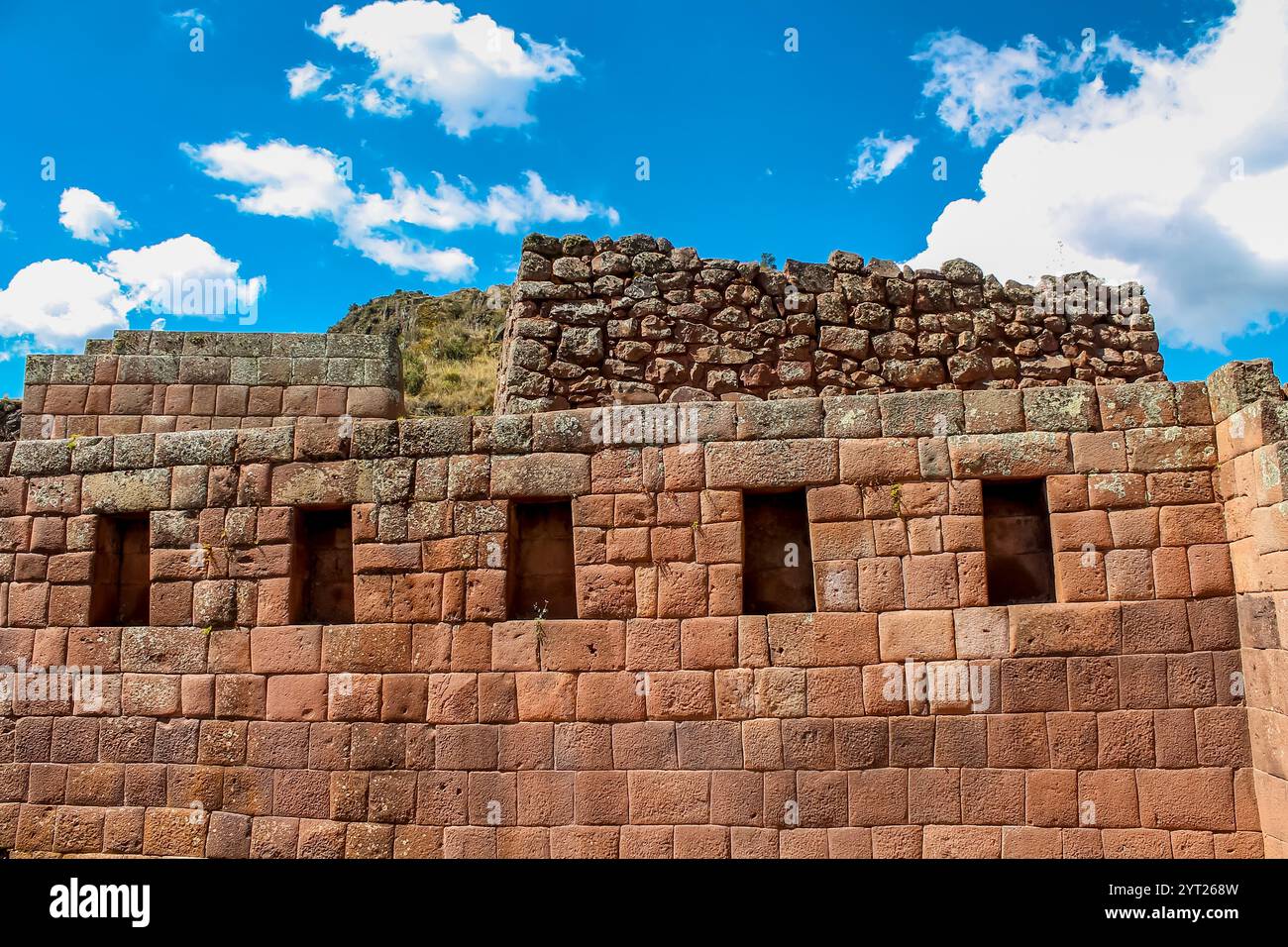 Peru historical sights in the Sacred Valley of Incas near Cusco ...
