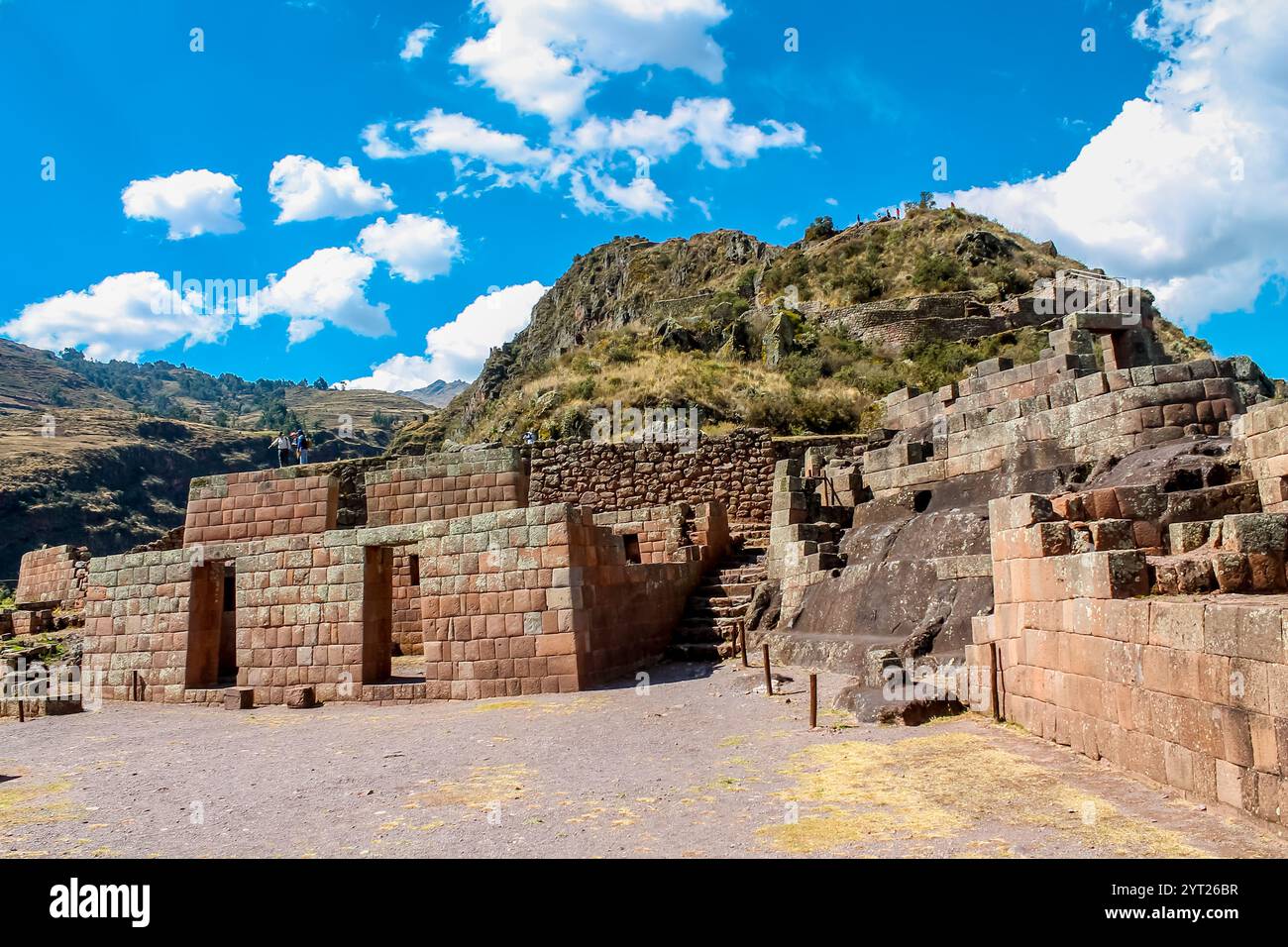 Peru historical sights in the Sacred Valley of Incas near Cusco ...