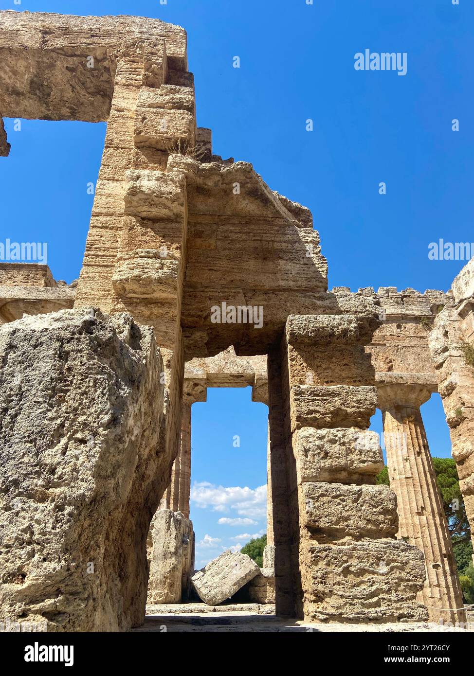 Ancient Greek Temple Ruins in Paestum, Italy: Architectural Marvel ...