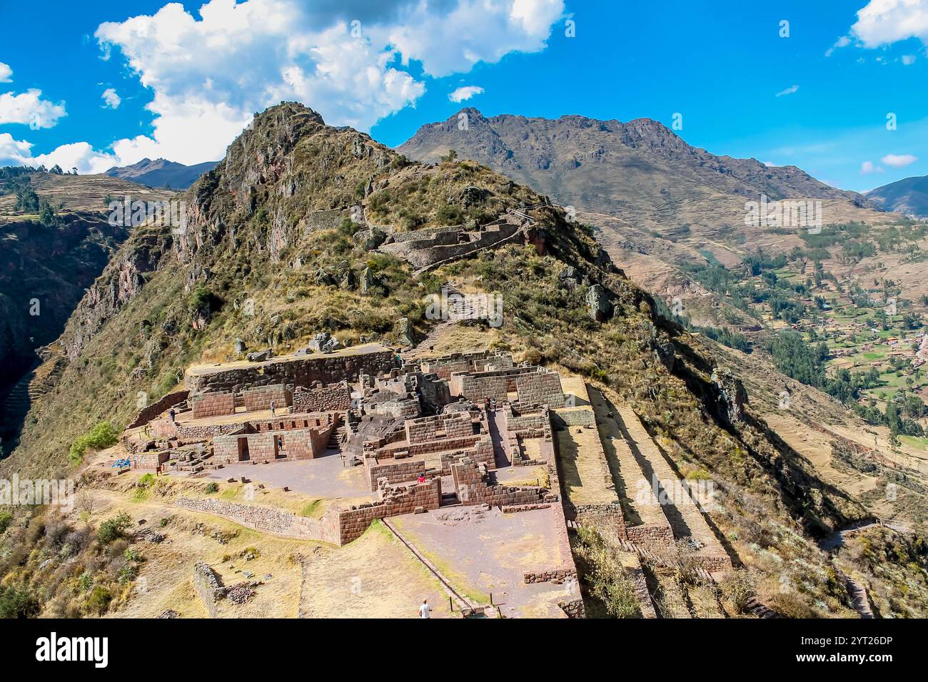 Peru historical sights in the Sacred Valley of Incas near Cusco ...